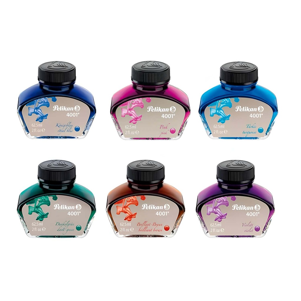 Tinta para Pluma 4001 Pelikan 62.5ml | Librería Arquipunto